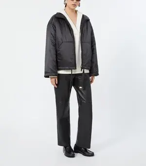 Max Mara Hooded V-neck Sweatshirt