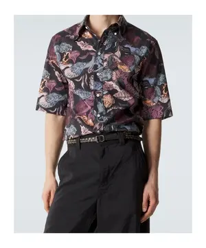LEMAIRE Floral Pattern Cotton Shirt