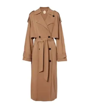 Jardin Des Orangers Belted Wool And Cashmere Trench Coat - Brown