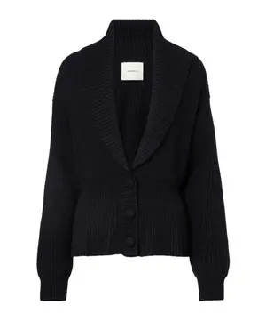 LISA YANG Alessandra Cashmere Cardigan - Black