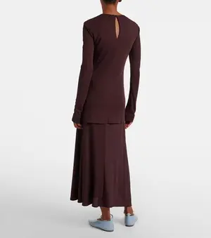 JIL SANDER Jersey Maxi Dress