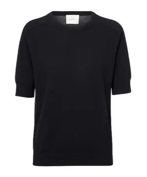 LISA YANG Kenza Cashmere T-shirt - Black