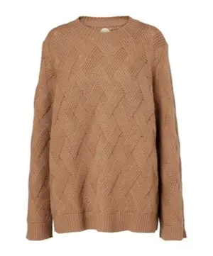 Jardin Des Orangers Oversized Wool And Cashmere Sweater - Brown