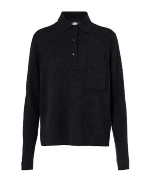 Jardin Des Orangers Wool And Cashmere Polo Sweater - Black