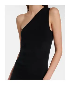 LISA YANG One-shoulder Cotton And Cashmere Top