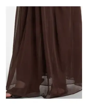 Tory Burch Belted Jersey Maxi Dress