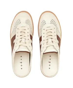 Hogan Openwork Flat Mules