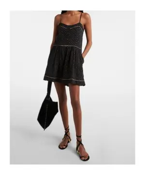 Isabel Marant Étoile Vickie Polka-dot Cotton Romper