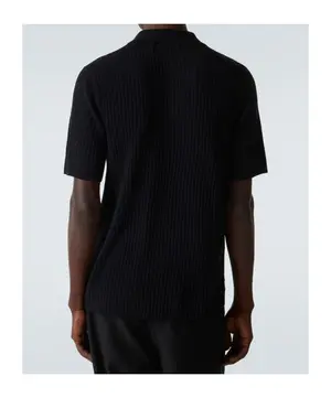 Arch4 Ribbed-knit Cashmere Polo Shirt