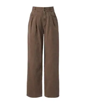 Isabel Marant Étoile Nadine Cotton And Linen Wide-leg Pants - Brown