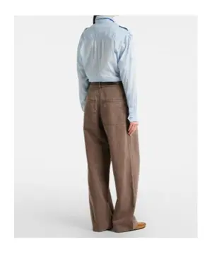 Isabel Marant Étoile Nadine Cotton And Linen Wide-leg Pants