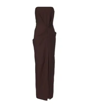 Staud Kara Gathered Gown - Black