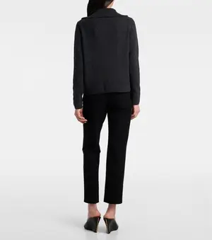 Jardin Des Orangers Collared Knitted Cardigan