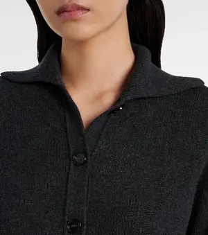 Jardin Des Orangers Collared Knitted Cardigan