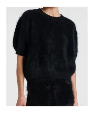 LISA YANG Juniper Brushed Cashmere Top