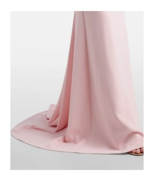 Solace London Alia Strapless Satin Gown