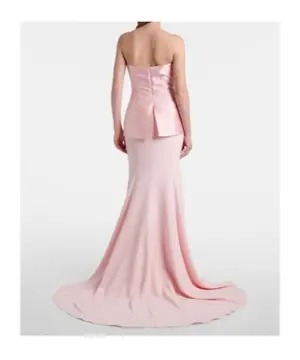 Solace Alia Strapless Satin Gown