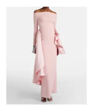 Solace Kiana Draped Off-shoulder Maxi Dress