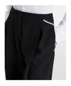 Sportmax Pleated Low-rise Wide-leg Pants