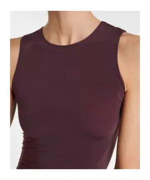 Wolford Ruched Sheer Midi Dress