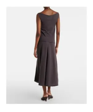 Extreme Cashmere Wool And Cashmere Midi Skirt