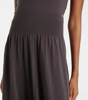 Extreme Cashmere Wool And Cashmere Midi Skirt