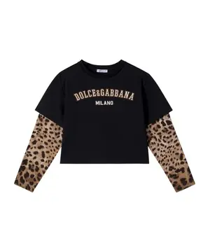 Dolce & Gabbana Logo Cotton T-shirt - Black