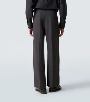 LEMAIRE Pleated Gabardine Wide-leg Pants