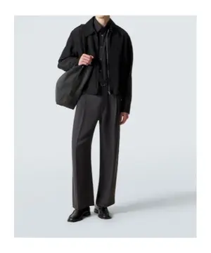 LEMAIRE Pleated Gabardine Wide-leg Pants