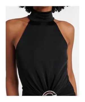 Rebecca Vallance Nala Embellished Halterneck Gown