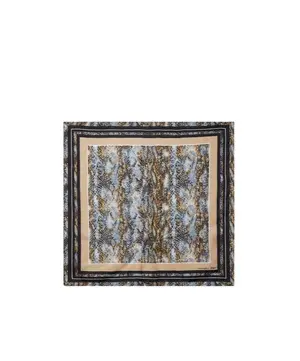 Christopher Esber Snake-print Silk Scarf - Gray
