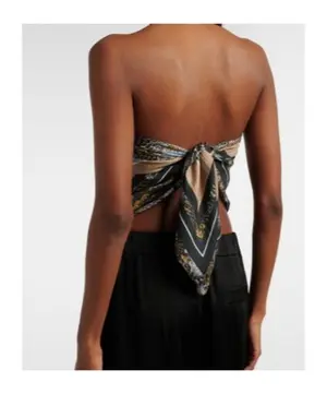 Christopher Esber Snake-print Silk Scarf