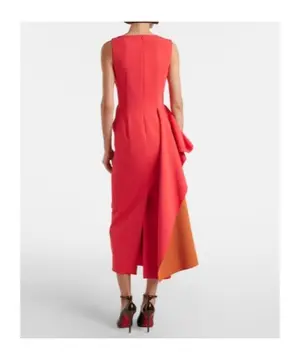 ROKSANDA Calatrava Crêpe Midi Dress