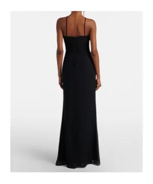 Rebecca Vallance Astros Embellished Draped Gown