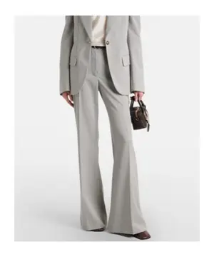 Stella McCartney Striped Wool Bootcut Pants