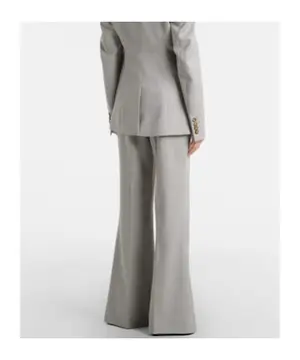 Stella McCartney Striped Wool Bootcut Pants