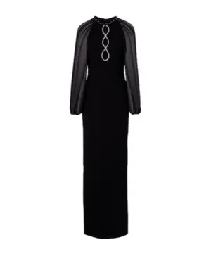 Rebecca Vallance Livia Cutout Embellished Gown - Black