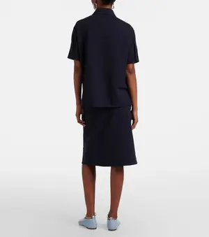 JIL SANDER Paneled Pencil Skirt