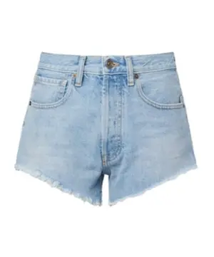 Alanui Denim Shorts With Belt Loops - Blue