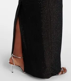 AREA Crystal-embellished Gown