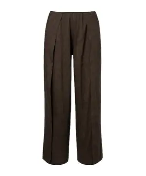 Proenza Schouler Calla Linen-blend Wide-leg Pants - Black