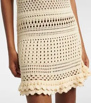 Isabel Marant Étoile Zoa Crochet Cotton-blend Minidress
