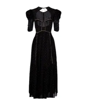 Isabel Marant Étoile Sichene Polka-dot Cotton Maxi Dress - Black