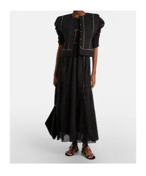 Isabel Marant Étoile Sichene Polka-dot Cotton Maxi Dress