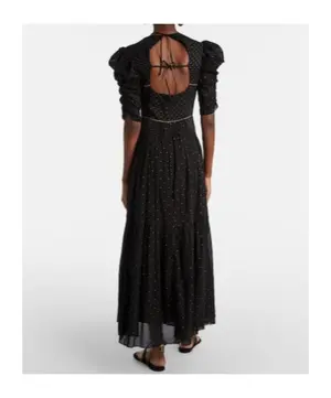 Isabel Marant Étoile Sichene Polka-dot Cotton Maxi Dress