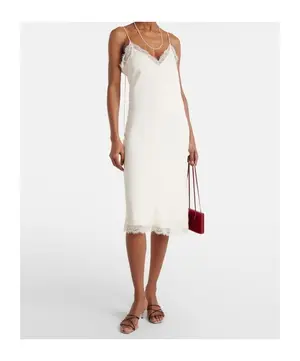 RÓHE Lace-trimmed Slip Dress