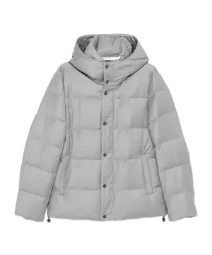 MONTECORE Hooded Quilted Padded Jacket - Grey
