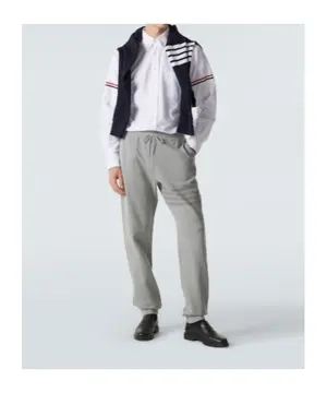Thom Browne 4-bar Cotton Sweatpants