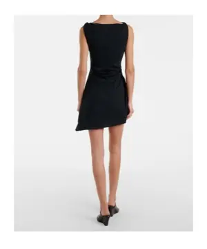 Staud Callie Asymmetric Cotton Minidress