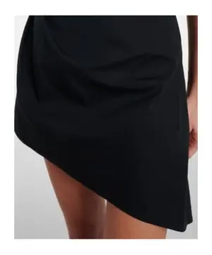 Staud Callie Asymmetric Cotton Minidress